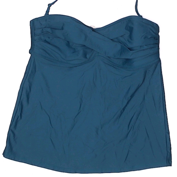 J. Crew | Swim | J Crew Twist Front Swing Tankini Halter Bandeau S ...